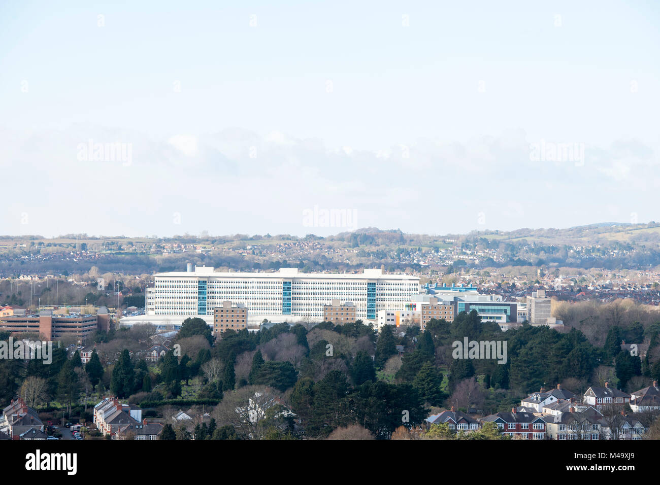 Heath Hospital in Cardiff, South Wales Stock Photo - Alamy