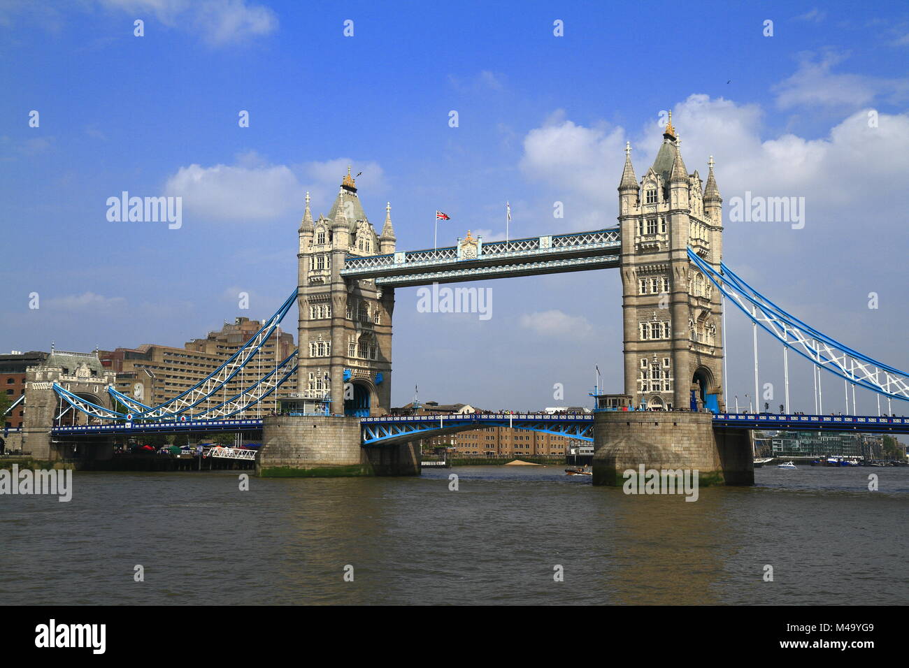 Old london bridge england famous english landmark river thames ...