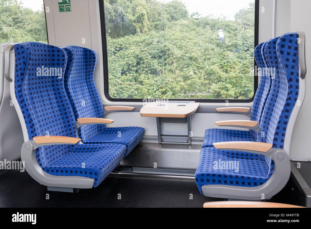 Modern trains for local transport in Central Germany Stock Photo - Alamy