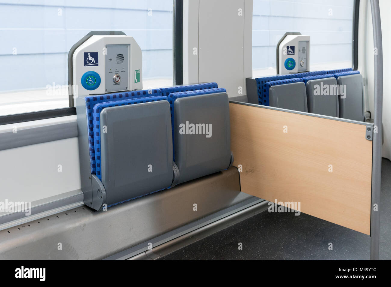 Modern trains for local transport in Central Germany Stock Photo - Alamy