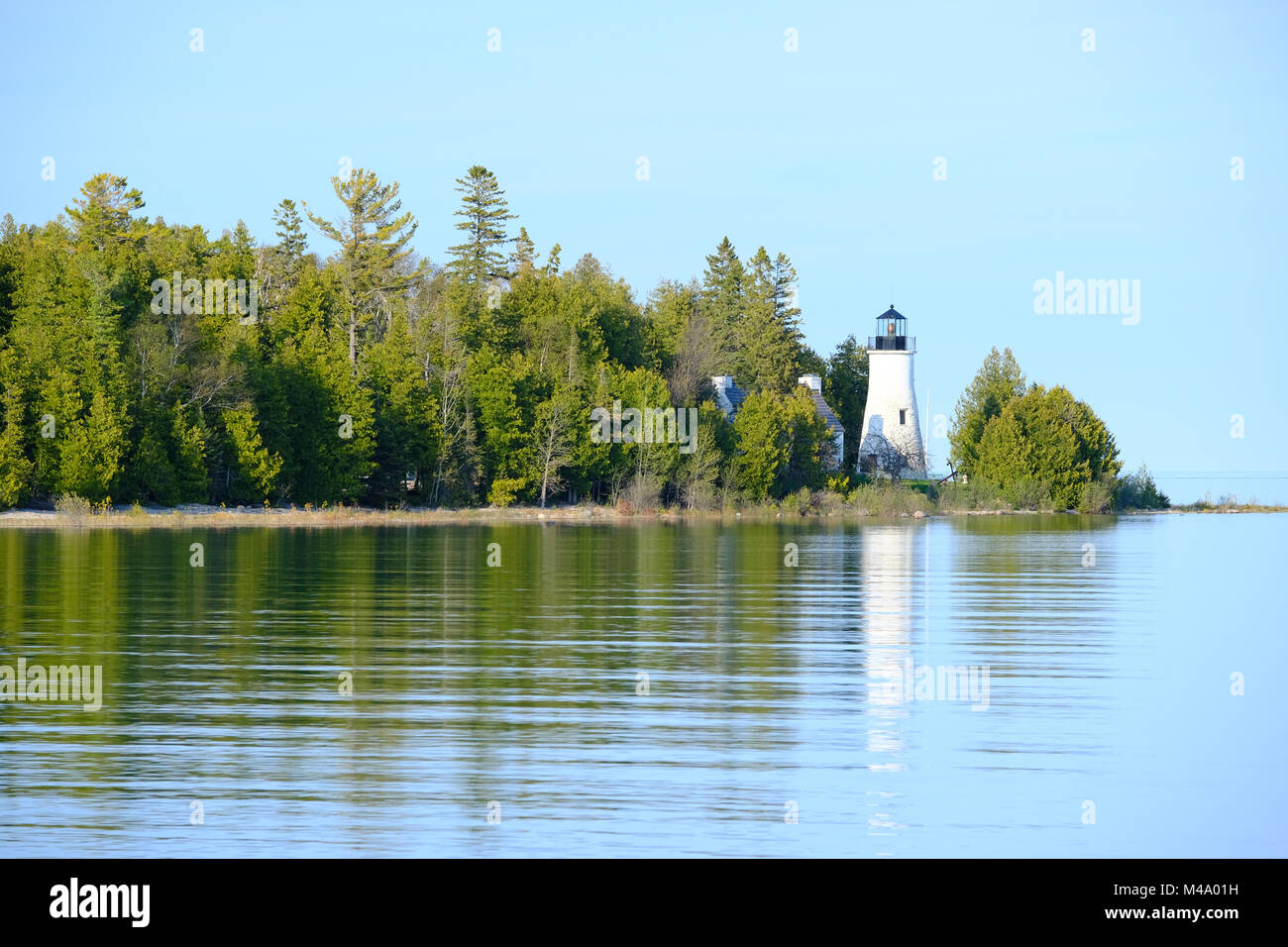 Old Presque Isle Lighthouse, built in 1840 Stock Photo - Alamy