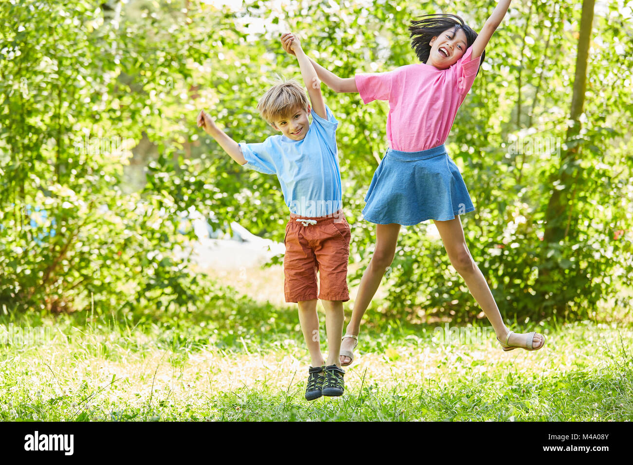 Child play boy girl hi-res stock photography and images - Alamy