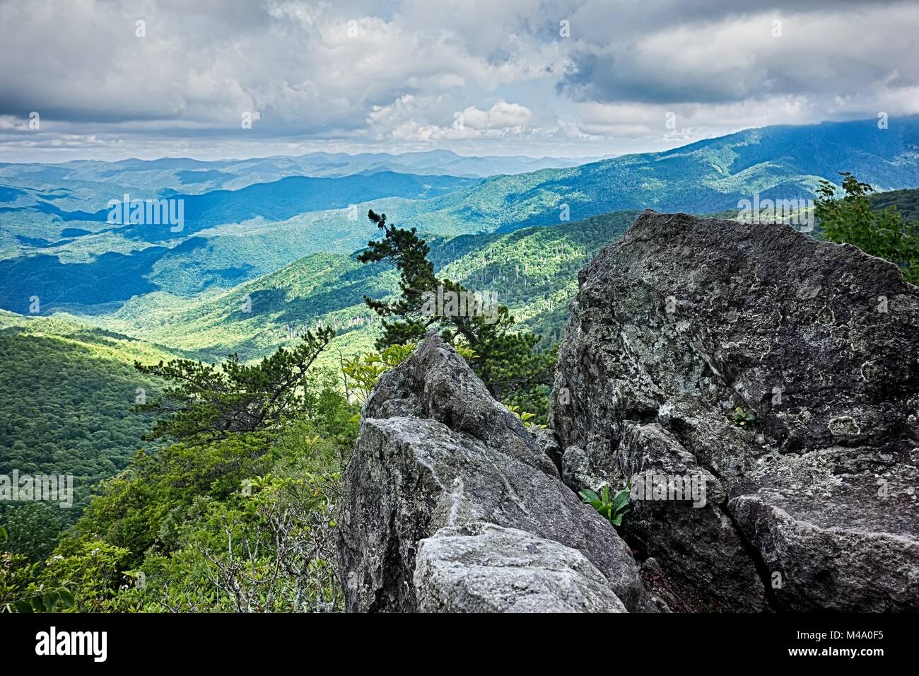 scenes along appalachian trail in great smoky mountains Stock Photo - Alamy