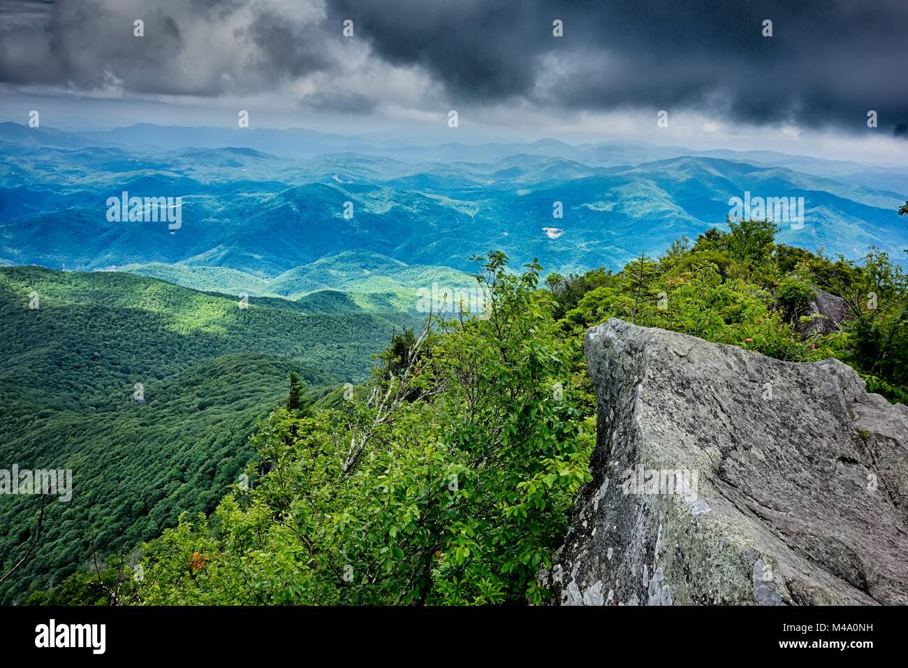 scenes along appalachian trail in great smoky mountains Stock Photo - Alamy