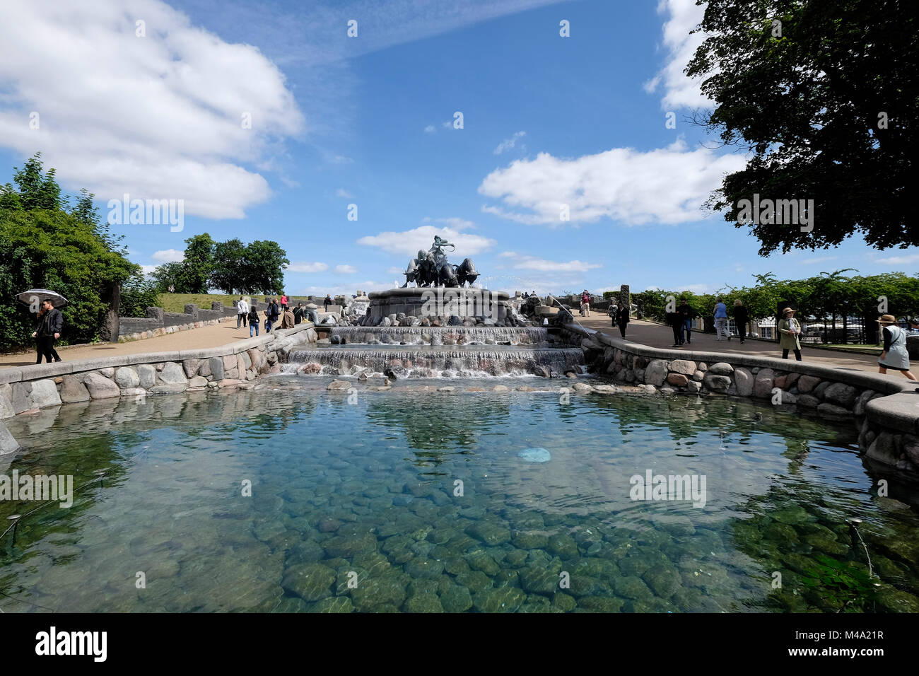 Denmark, Copenhagen, Gefion fountain Stock Photo - Alamy