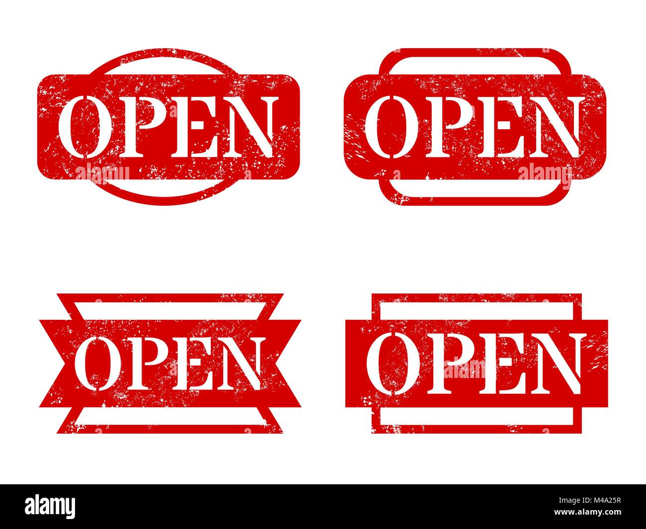 Vintage rubber stamps Cut Out Stock Images & Pictures - Alamy