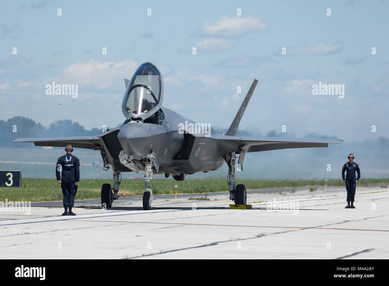 Dayton, Ohio, USA - June 25, 2017 The Vectren Dayton Air Show ...