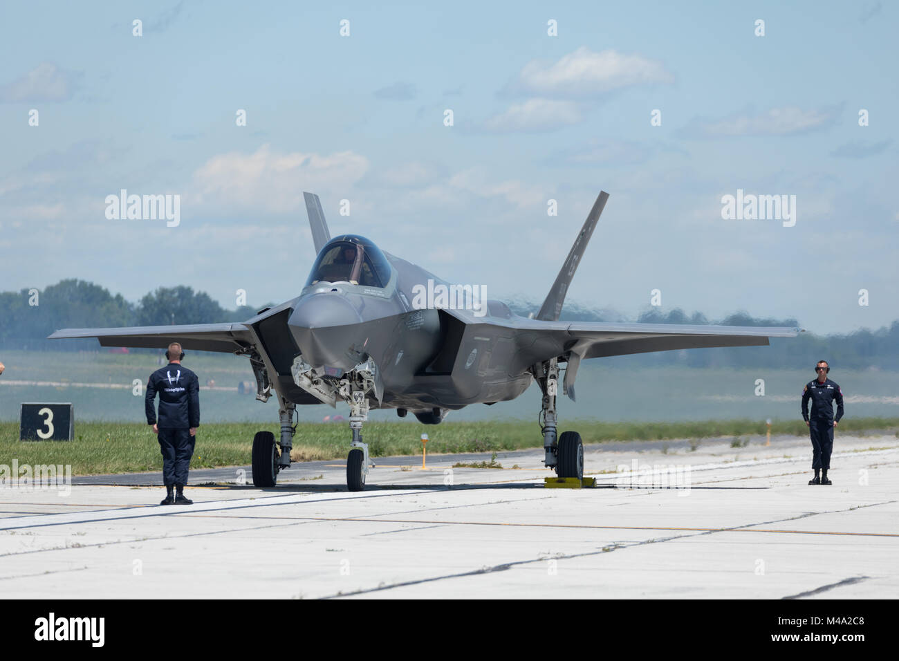 Dayton, Ohio, USA - June 25, 2017 The Vectren Dayton Air Show ...