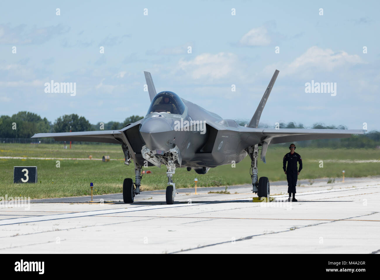 Dayton, Ohio, USA - June 25, 2017 The Vectren Dayton Air Show ...