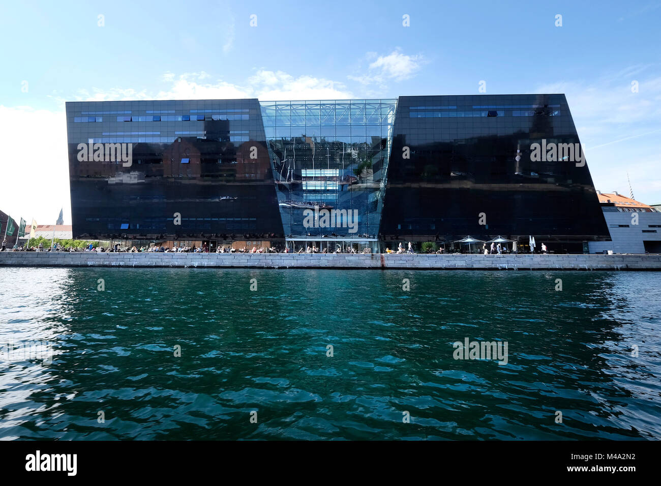Denmark, Copenhagen, Royal library, Black diamond Stock Photo - Alamy