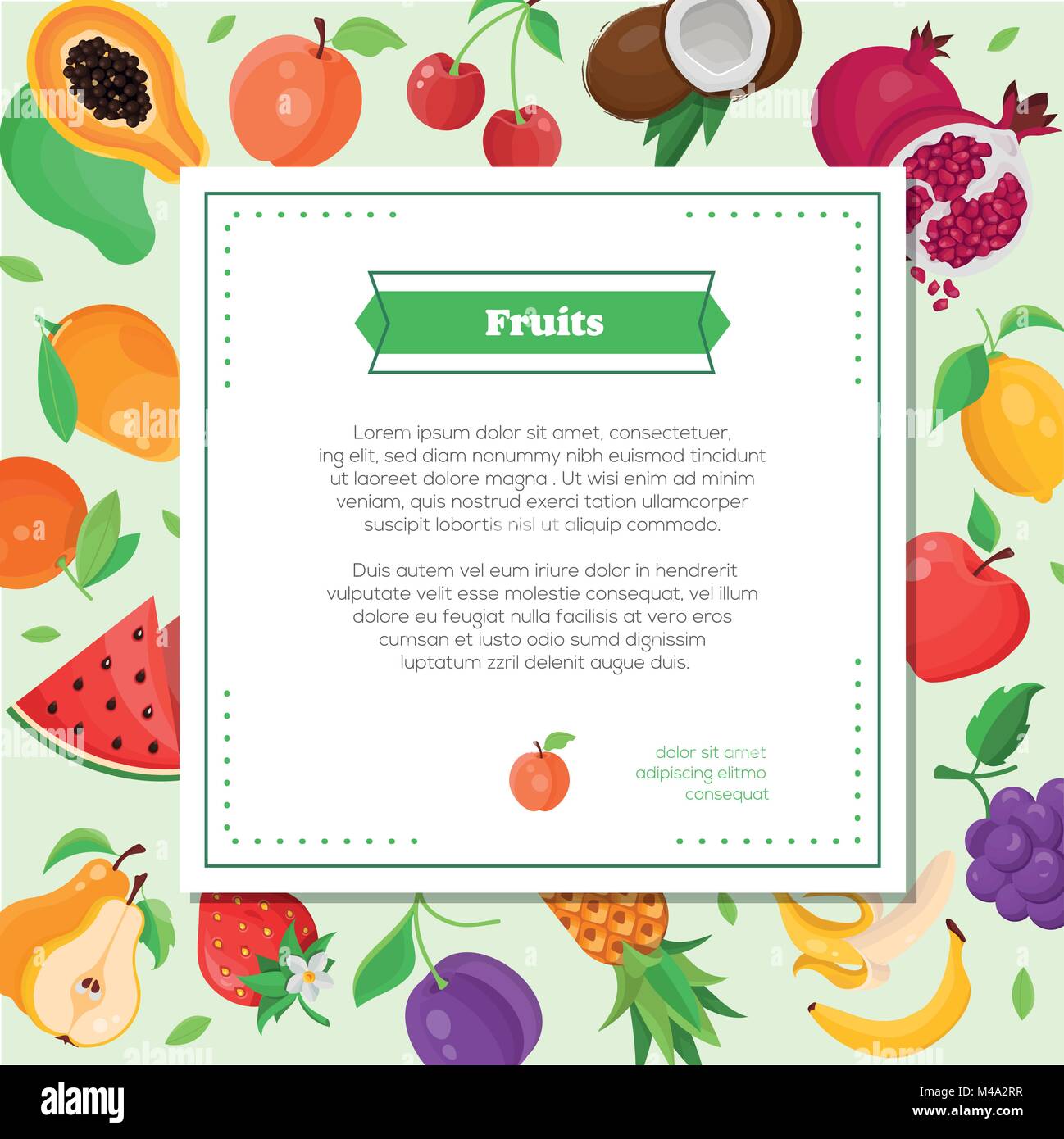 Quality fruit Stock Vector Images - Alamy