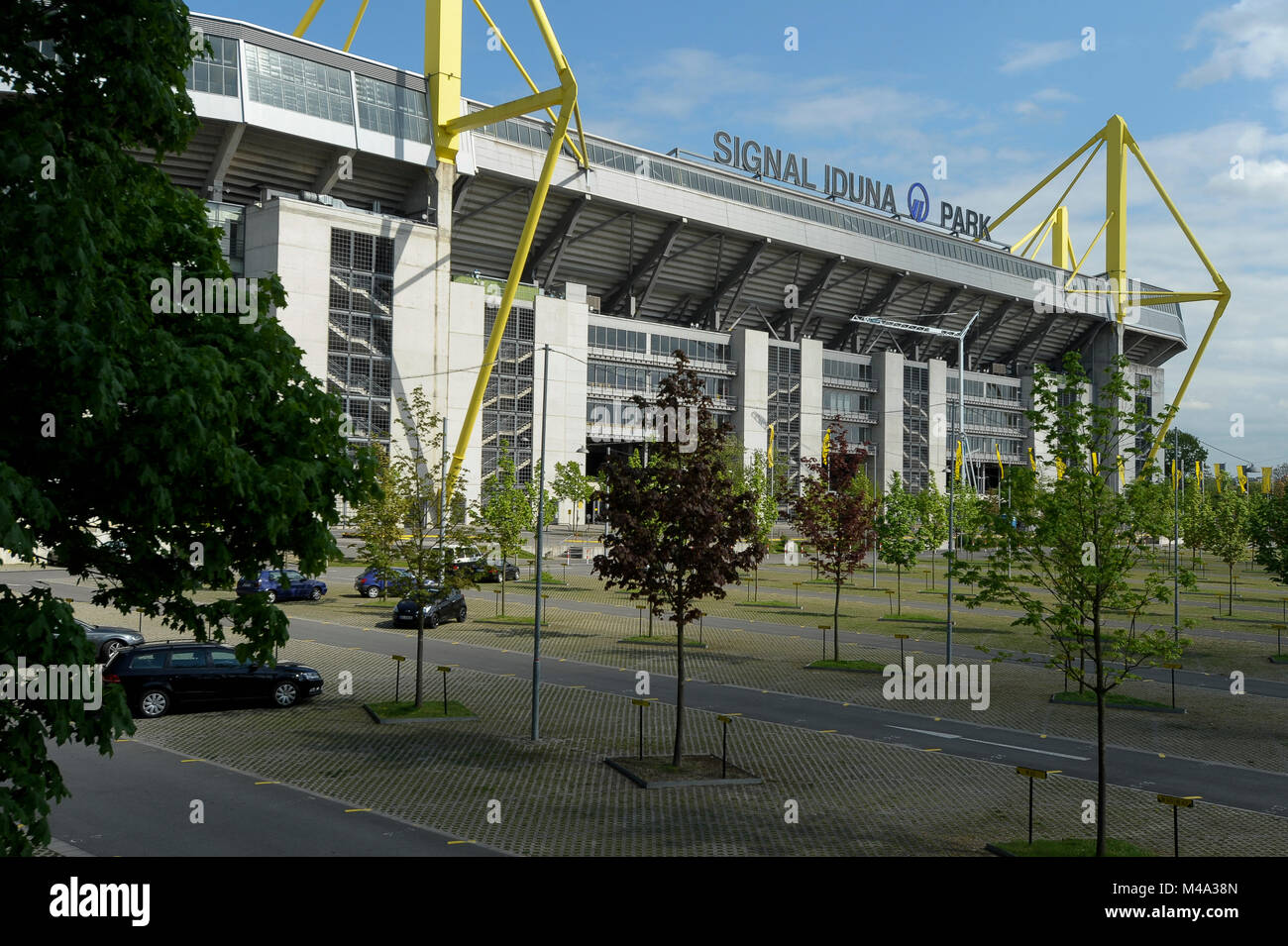 Signal Iduna Park, home of Borussia Dortmund football club, in Dortmund ...
