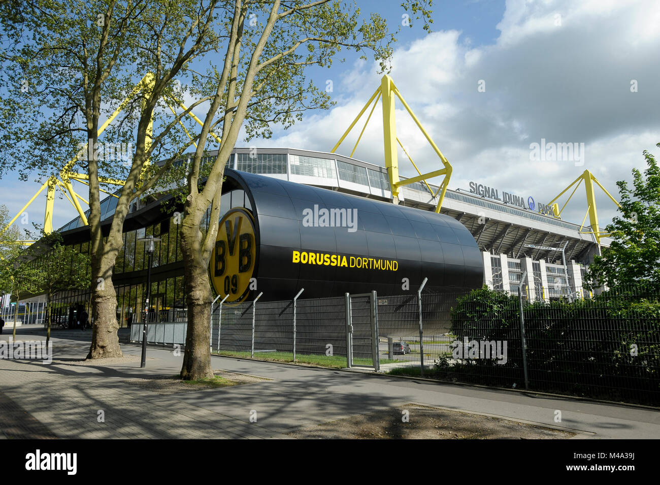 Signal Iduna Park, home of Borussia Dortmund football club, in Dortmund ...