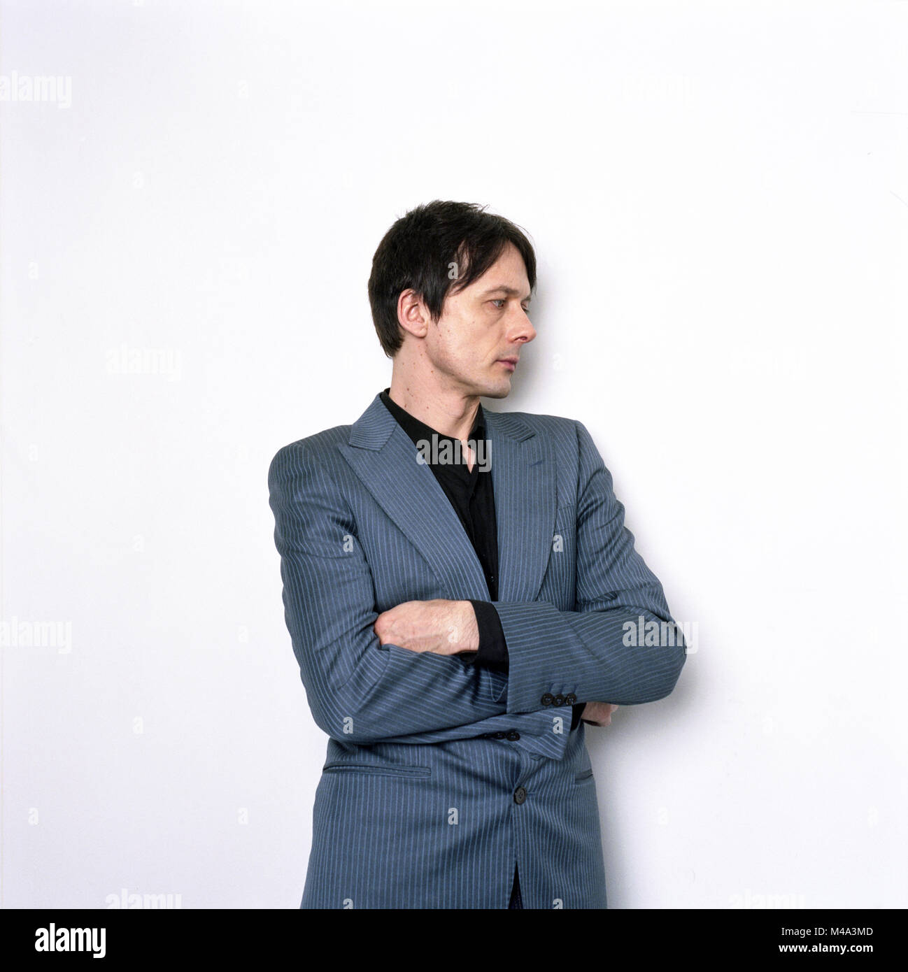 Brett Anderson singer in the English band Suede, Photographed in London ...