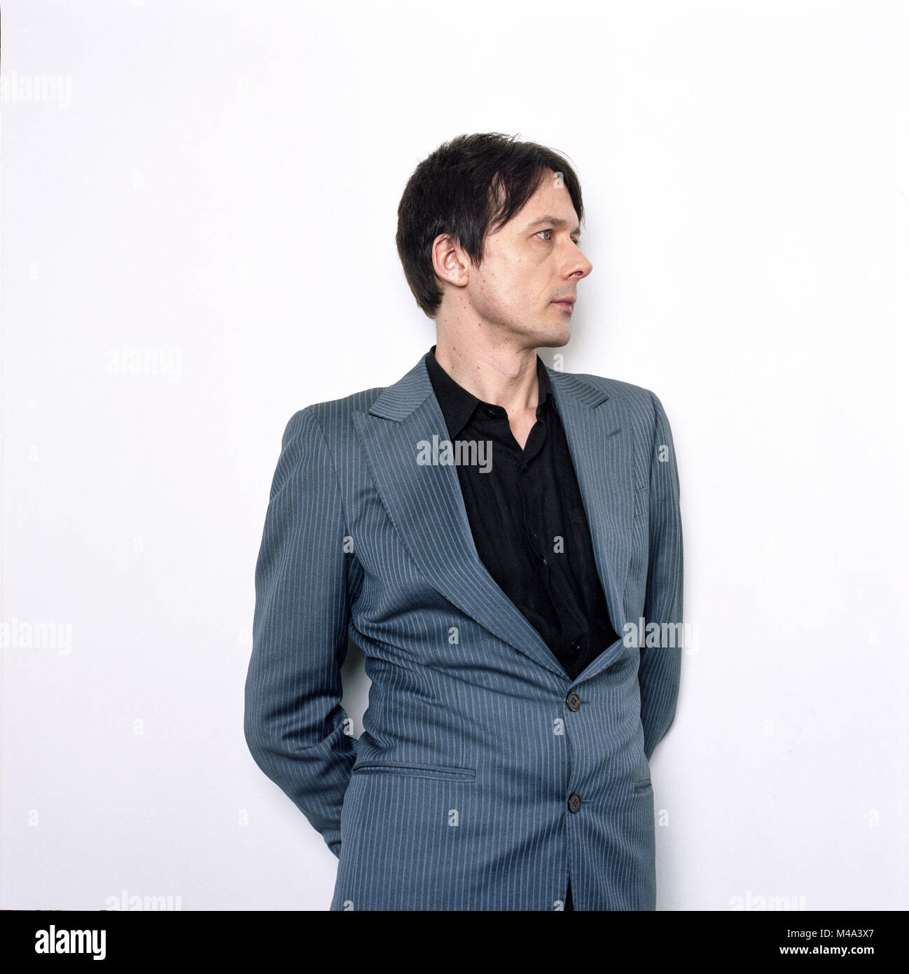 Brett Anderson singer in the English band Suede, Photographed in London ...