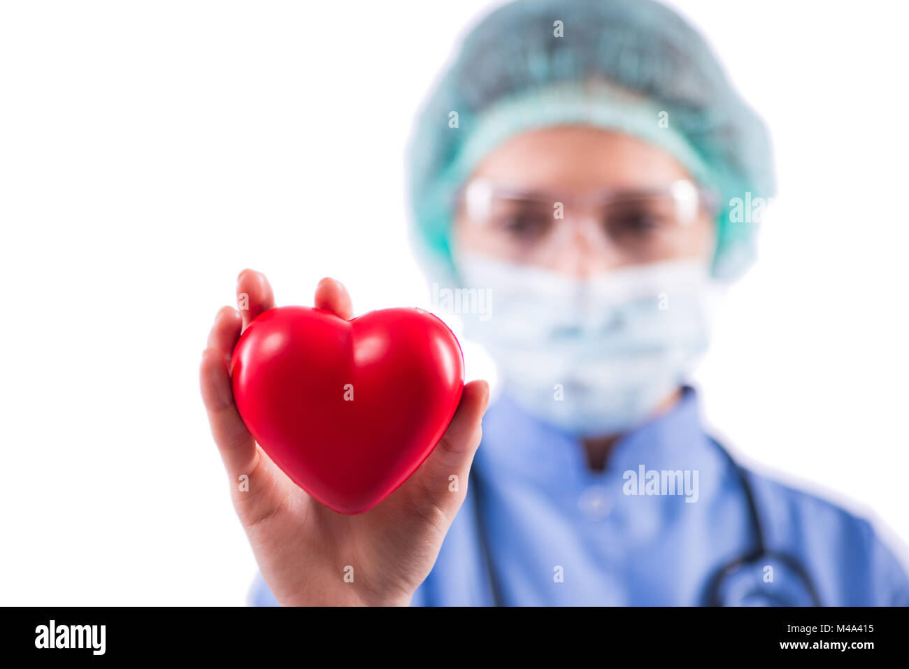 Doctor cardiologist isolated on the white background Stock Photo - Alamy