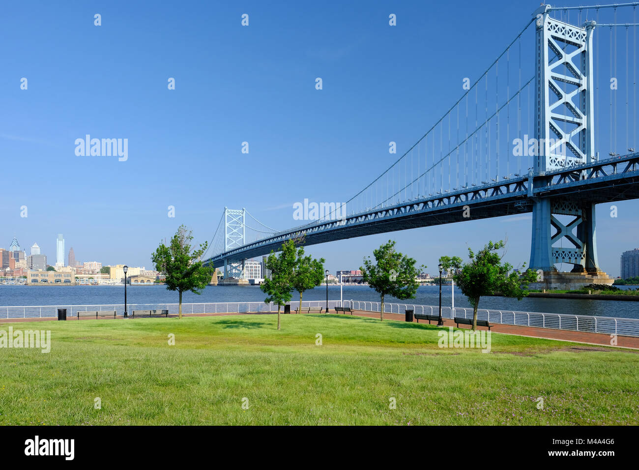 Benjamin Franklin Bridge. Philadelphia, Pennsylvania Stock Photo - Alamy