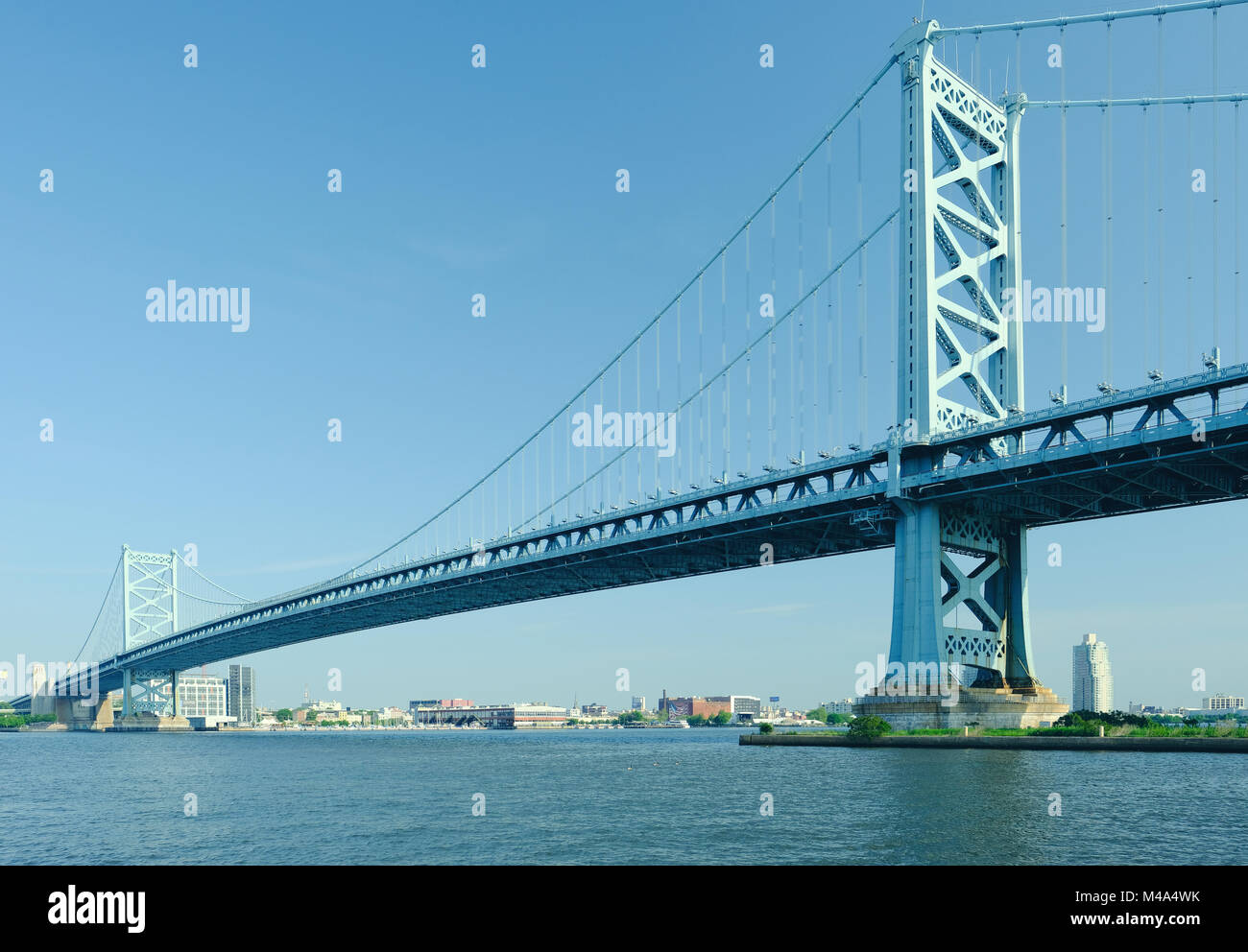 Benjamin Franklin Bridge. Philadelphia, Pennsylvania Stock Photo - Alamy