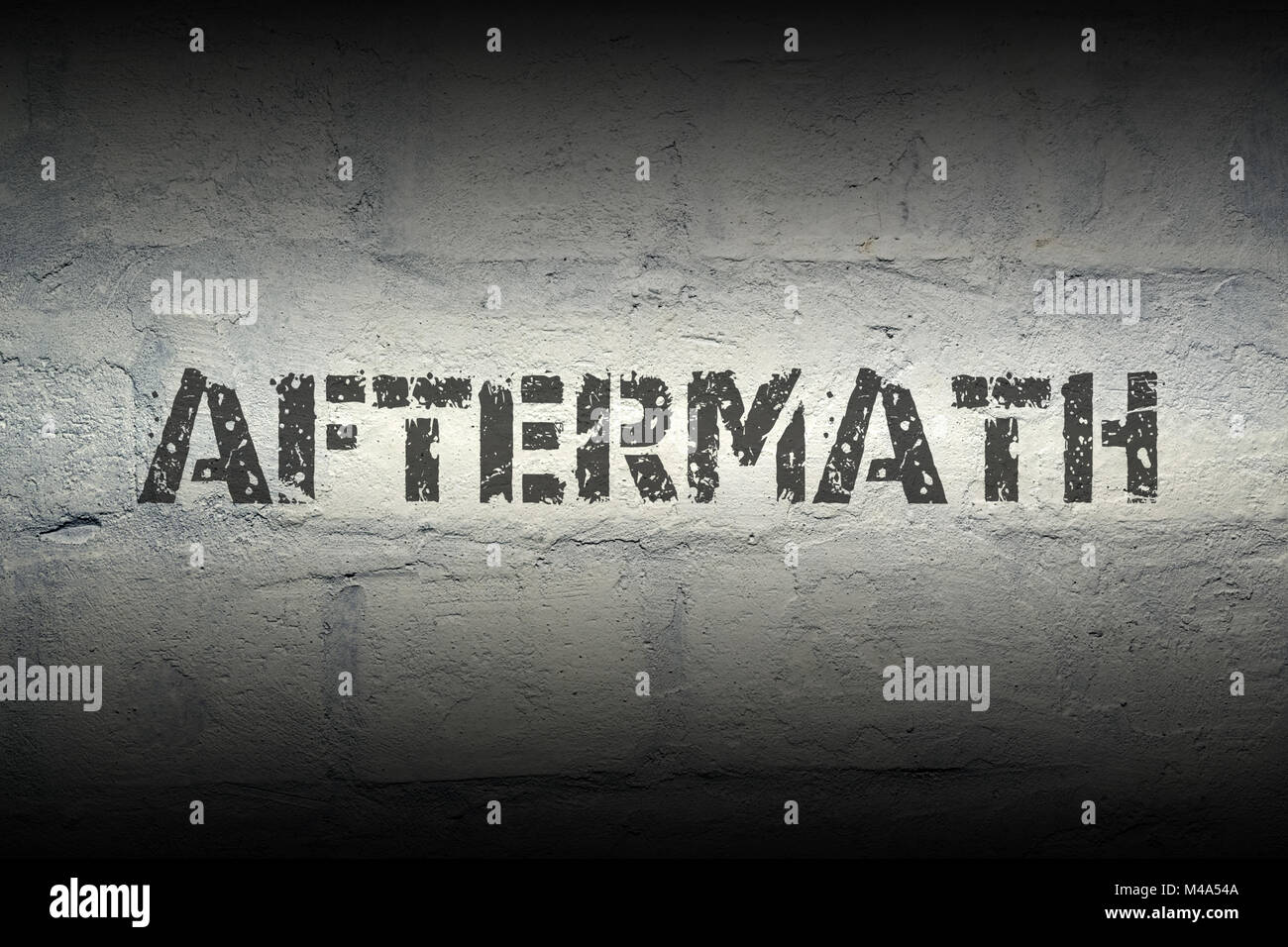 aftermath WORD GR Stock Photo - Alamy