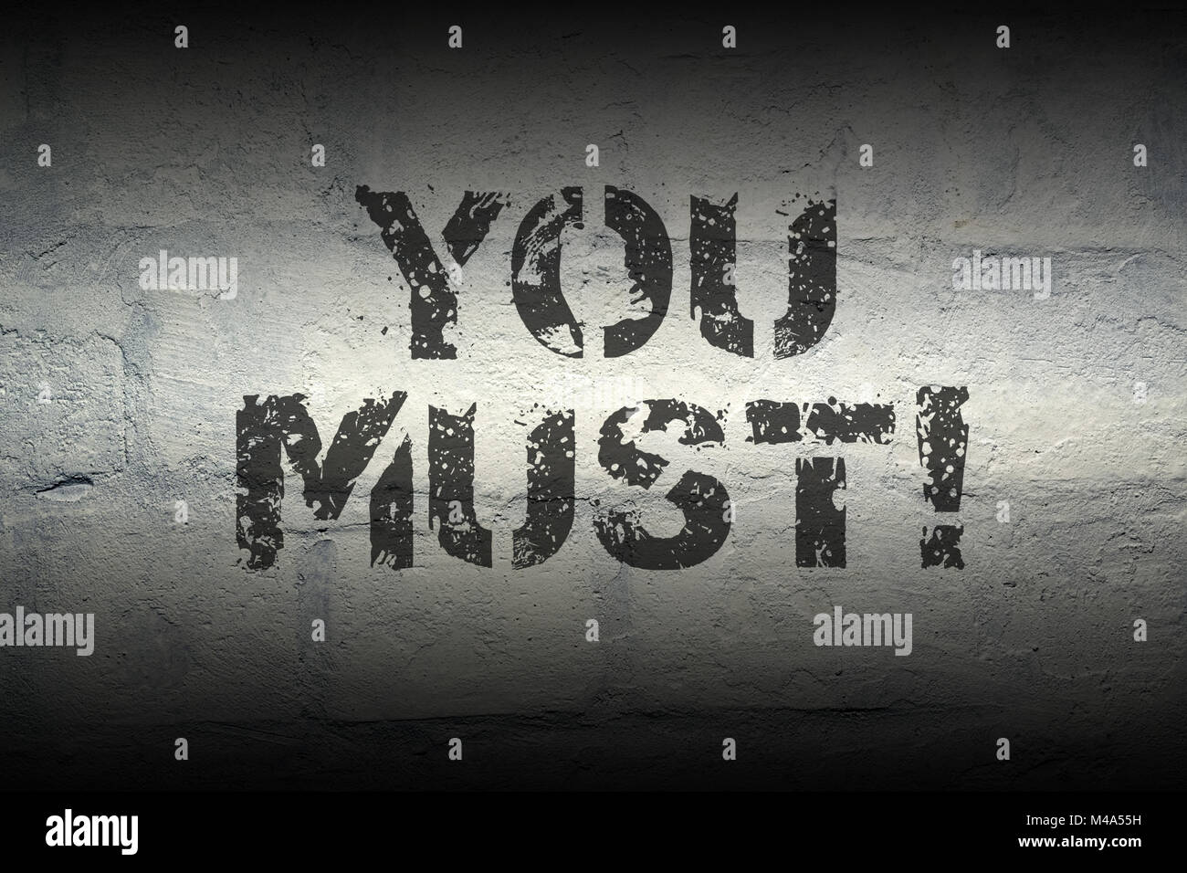 you must GR Stock Photo - Alamy