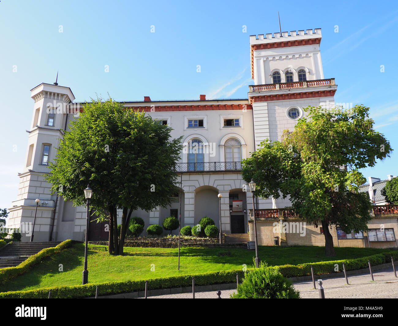 BELSKO-BIALA, POLAND EUROPE on AUGUST 2017: Sulkowski Castle in ...