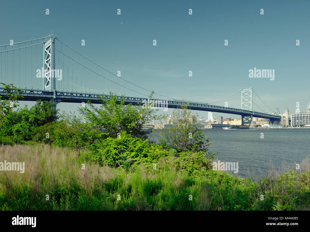 Benjamin Franklin Bridge. Philadelphia, Pennsylvania Stock Photo - Alamy