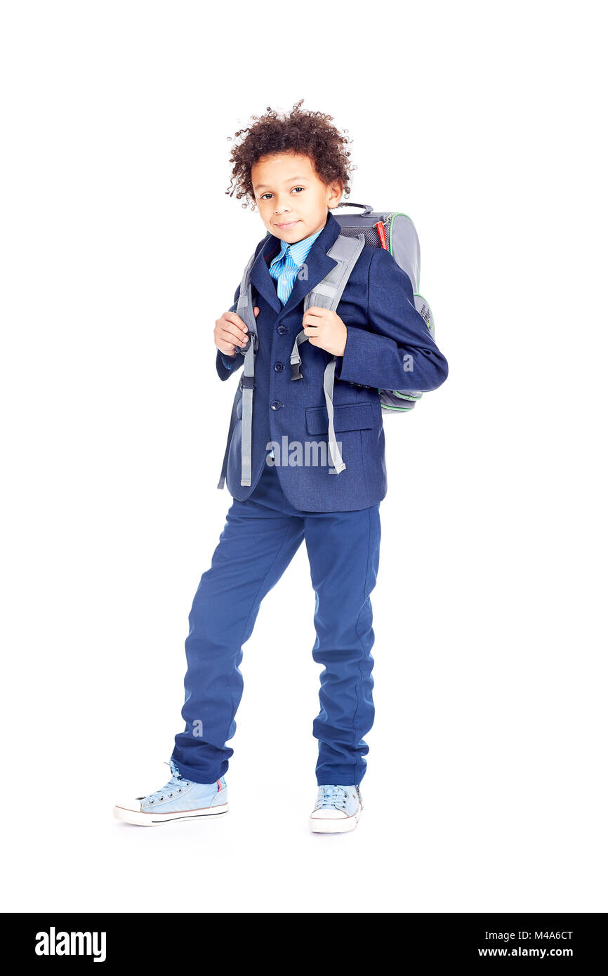 Student in school uniform Stock Photo - Alamy