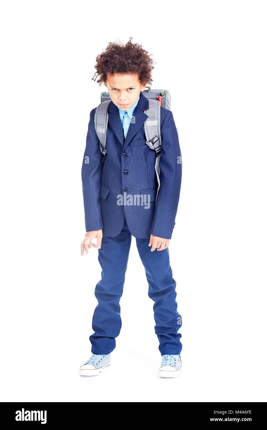 Student in school uniform Stock Photo - Alamy