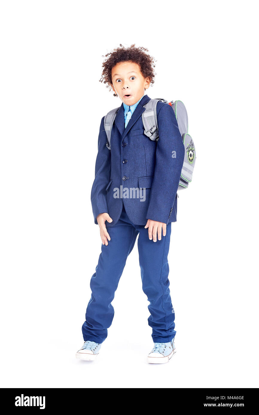 Student in school uniform Stock Photo - Alamy