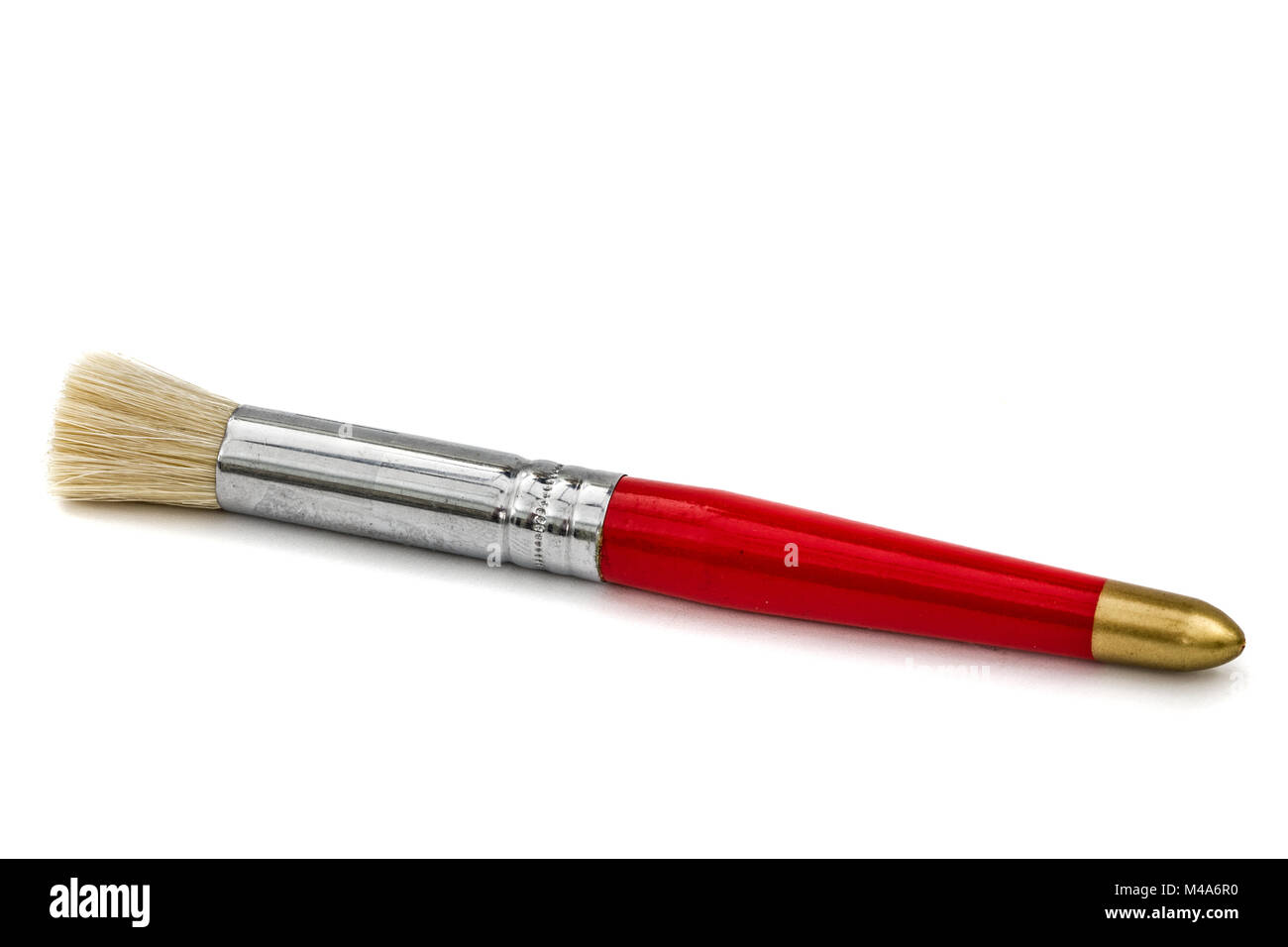 Paint brush isolated on white background Stock Photo - Alamy