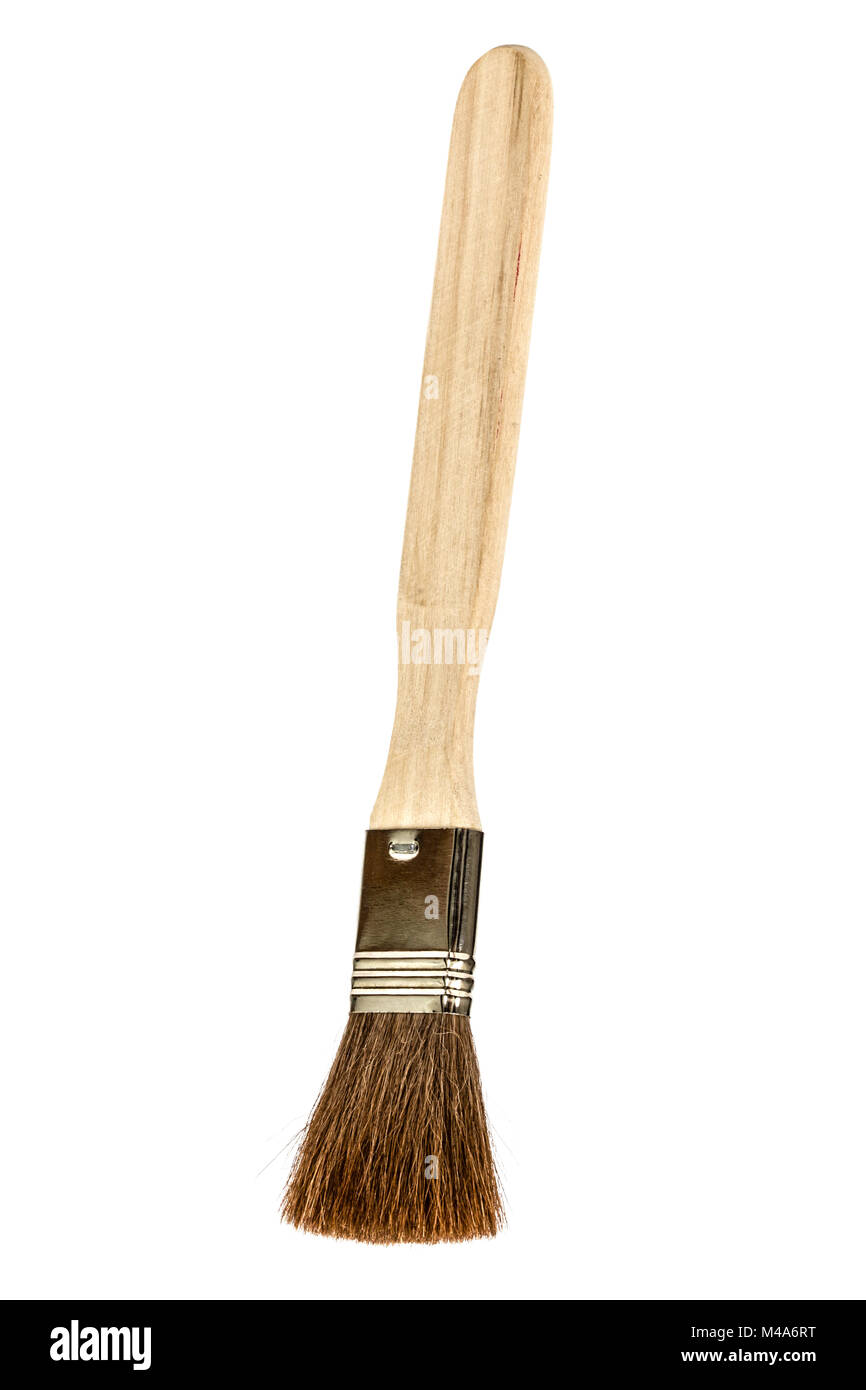 New paint brush isolated on white background Stock Photo - Alamy