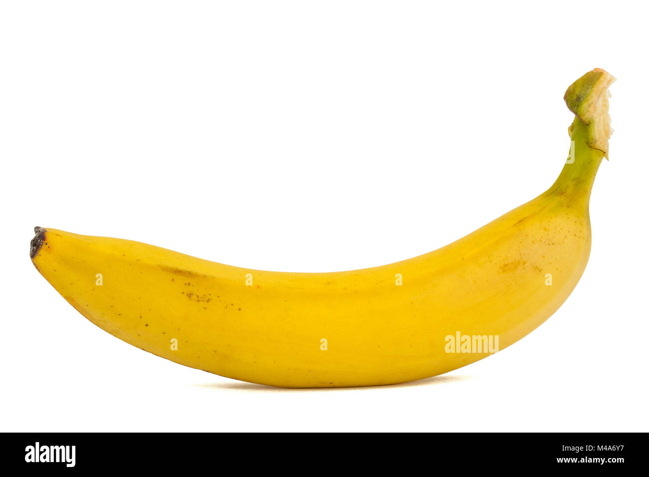 Fresh ripe banana, isolated on white background Stock Photo - Alamy