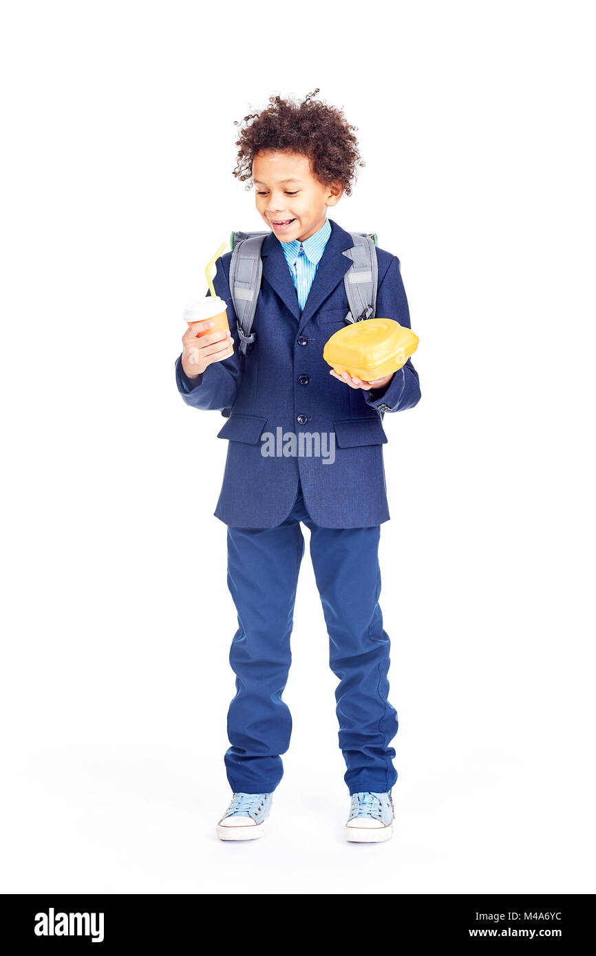Student in school uniform Stock Photo - Alamy