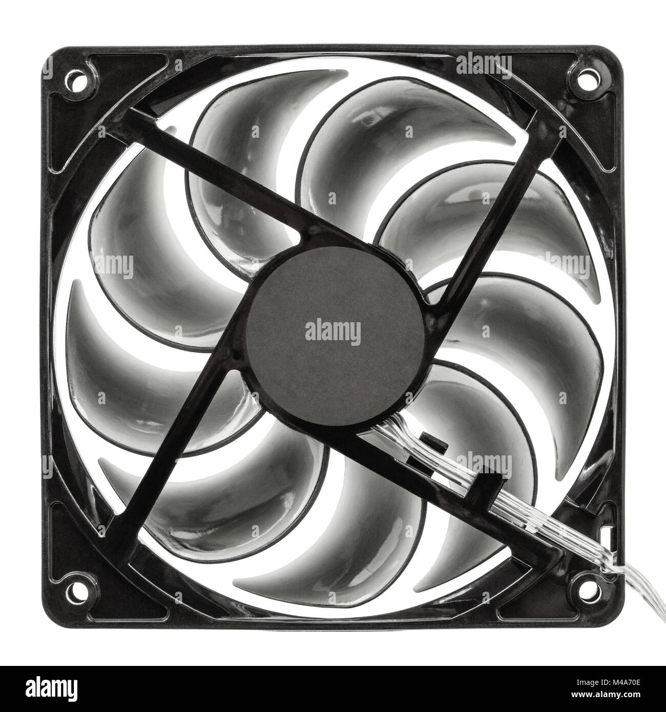 Computer fan, Isolated on white background Stock Photo - Alamy