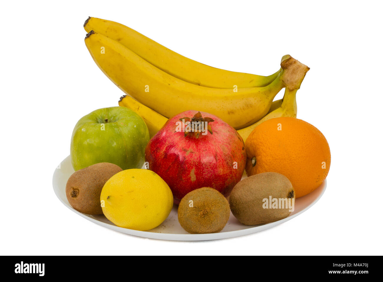Ripe fruits, isolated on white background Stock Photo - Alamy
