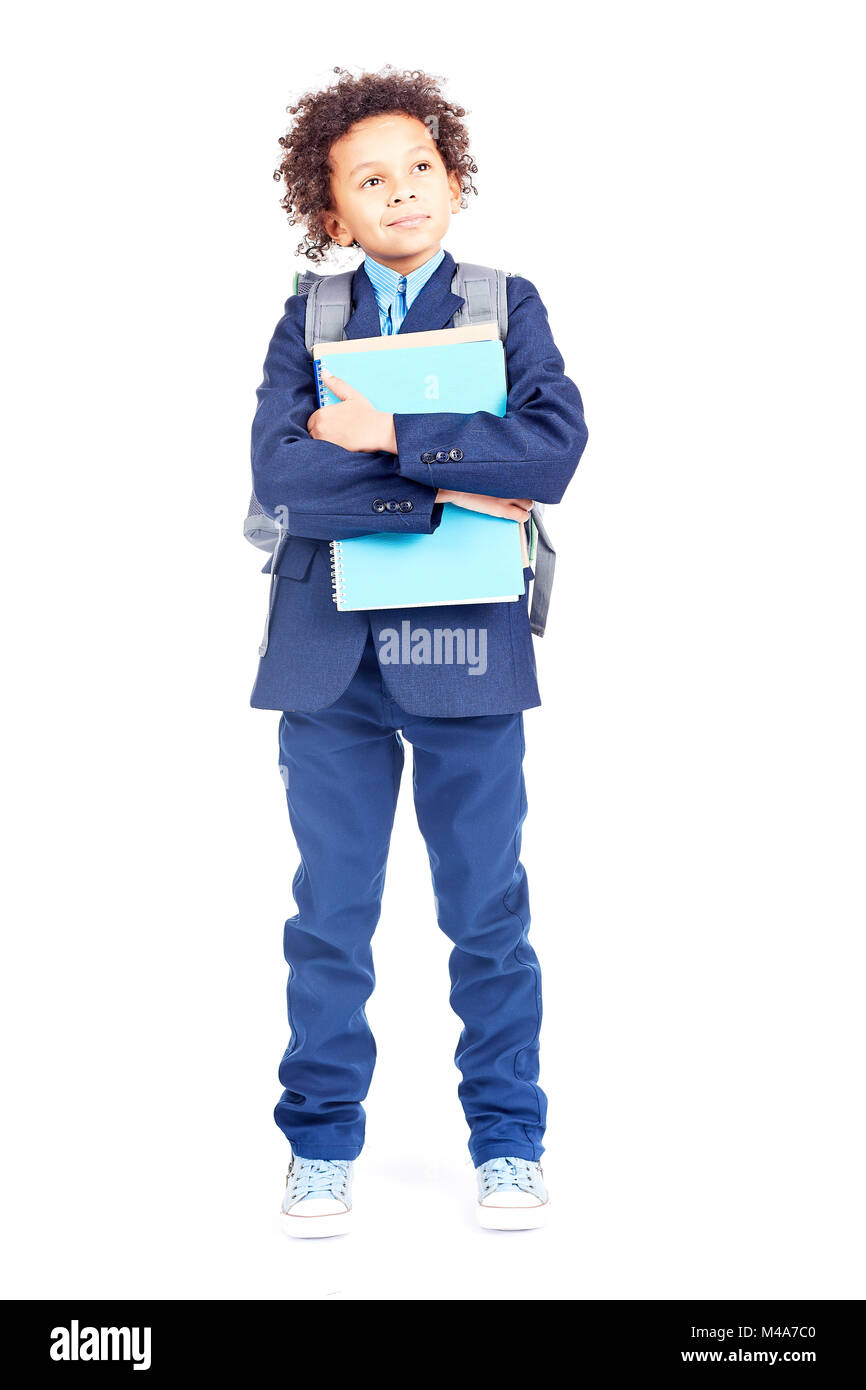 Student in school uniform Stock Photo - Alamy