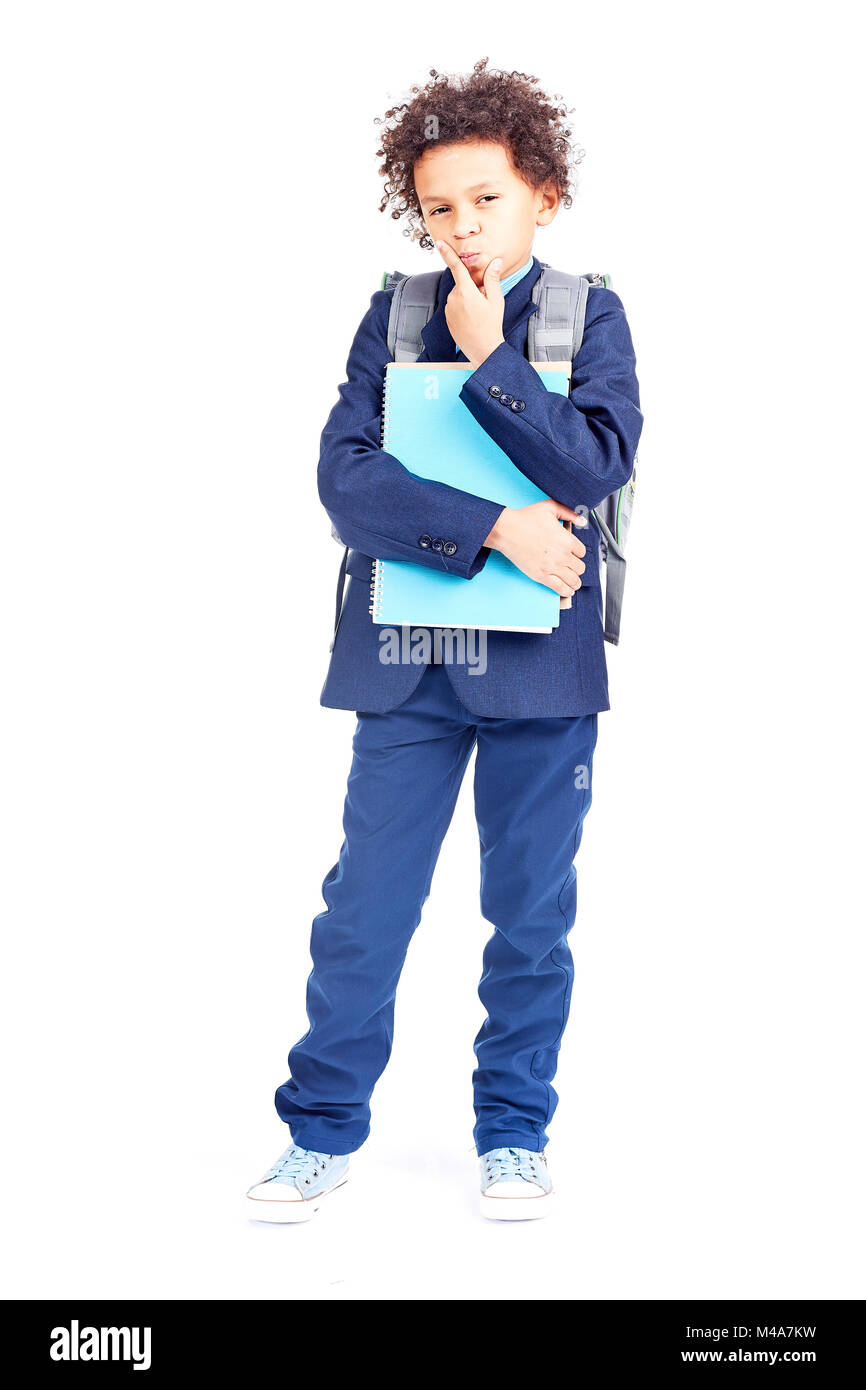 Student in school uniform Stock Photo - Alamy