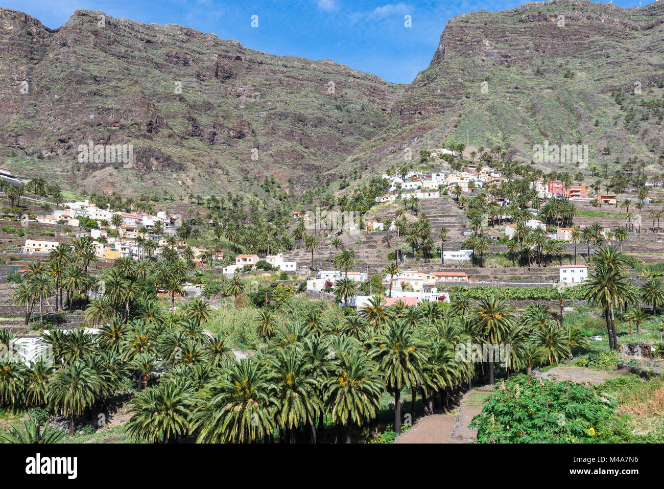The Valle Gran Rey on La Gomera Stock Photo - Alamy