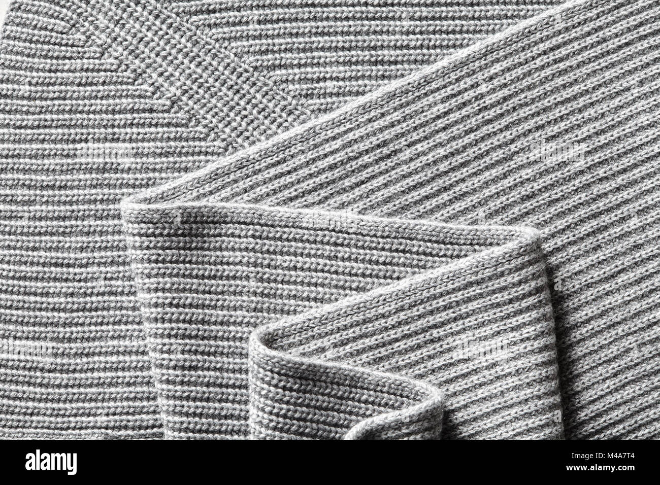 Closeup macro texture of knitted cotton fabric Stock Photo - Alamy