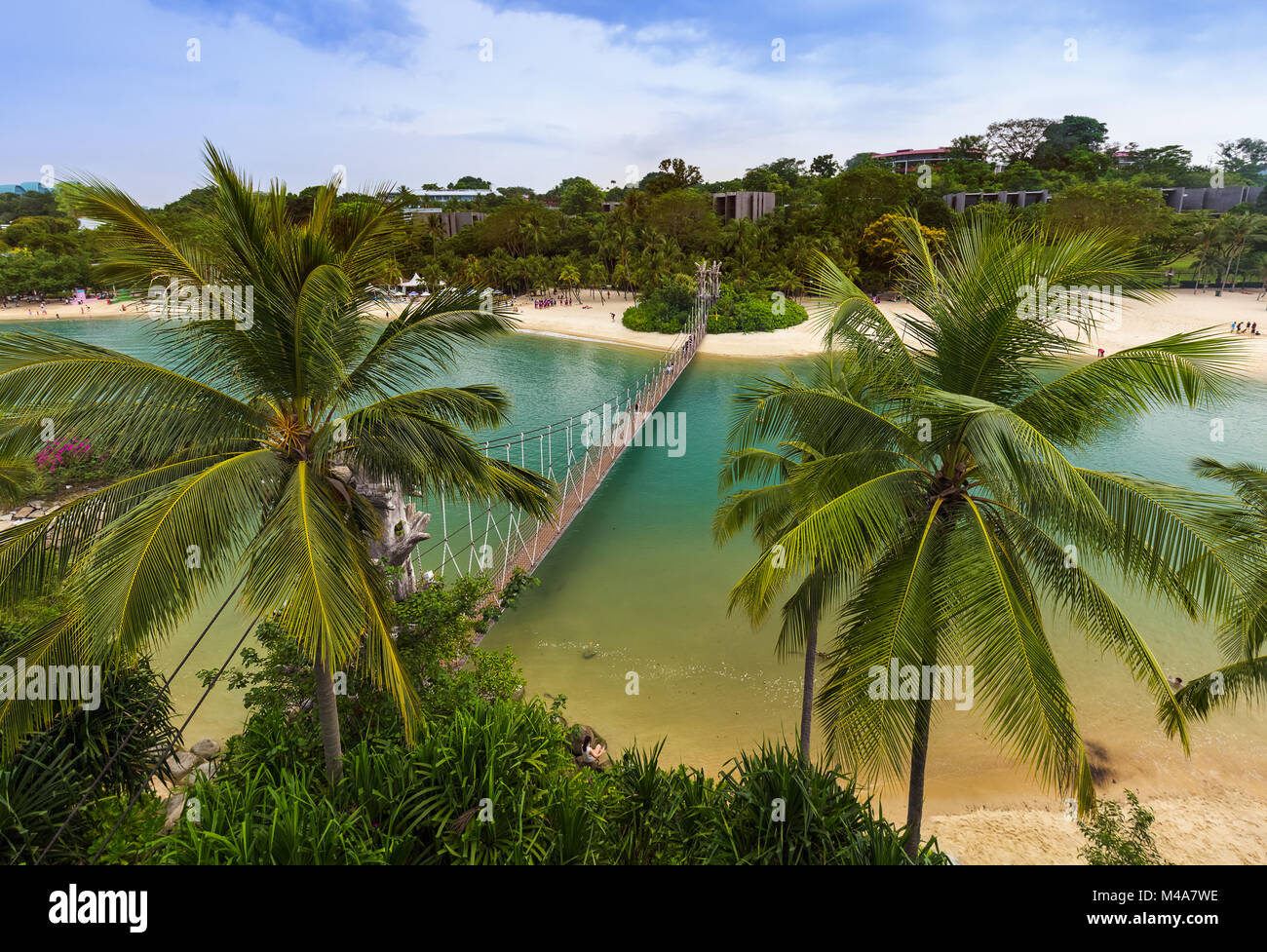 Palawan beach bridge hi-res stock photography and images - Alamy
