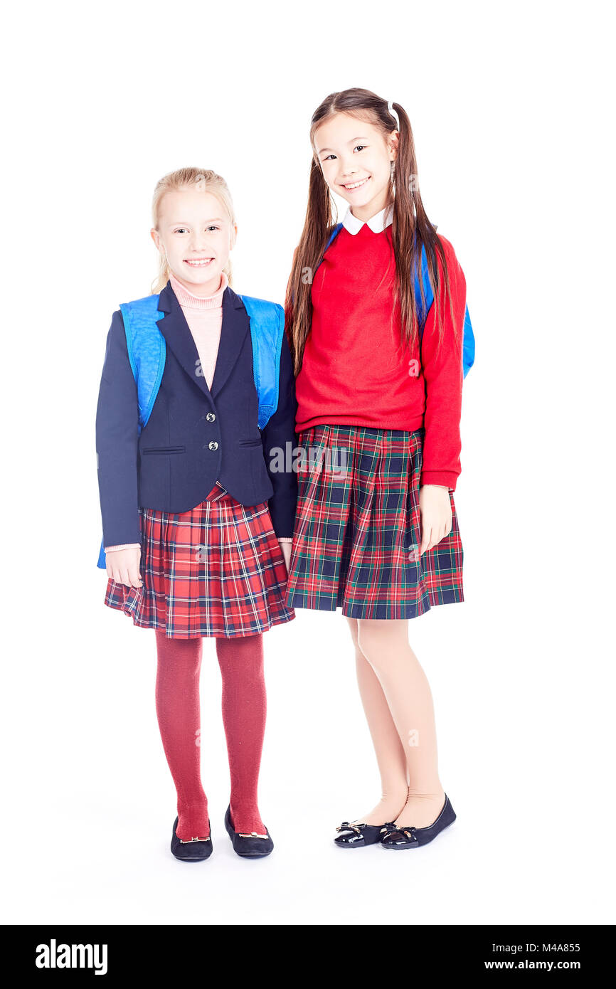 Primary school girl child Cut Out Stock Images & Pictures - Alamy