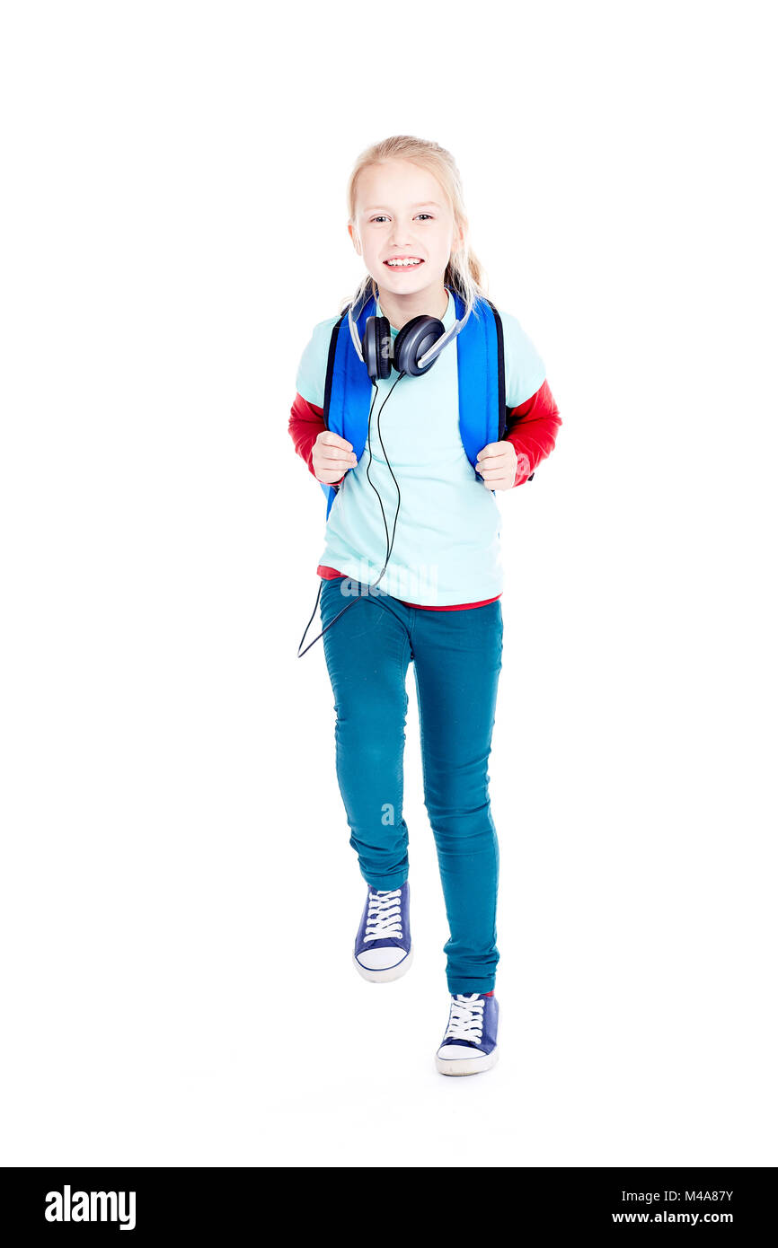 Walking into school Cut Out Stock Images & Pictures - Alamy