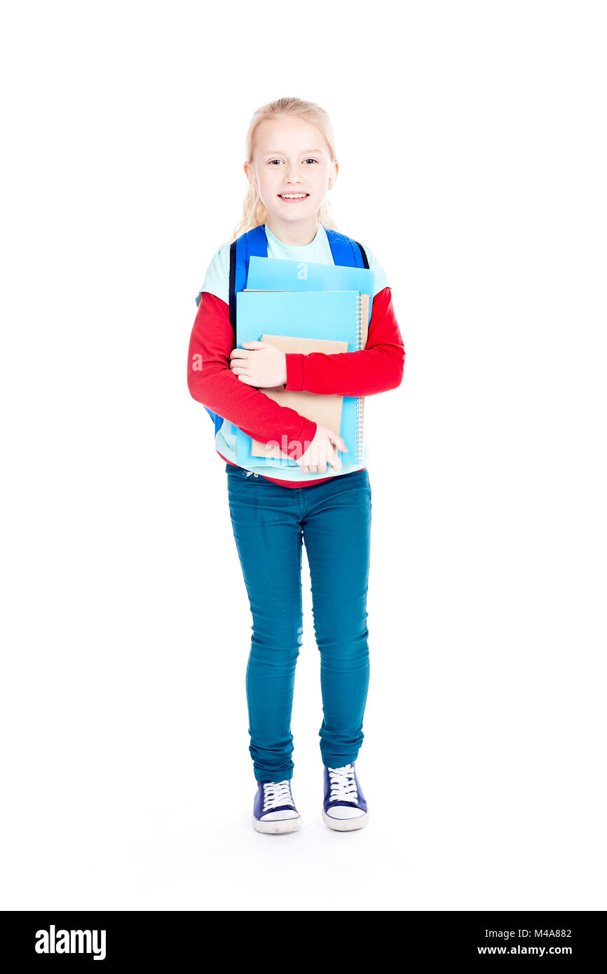Happy little student Stock Photo - Alamy