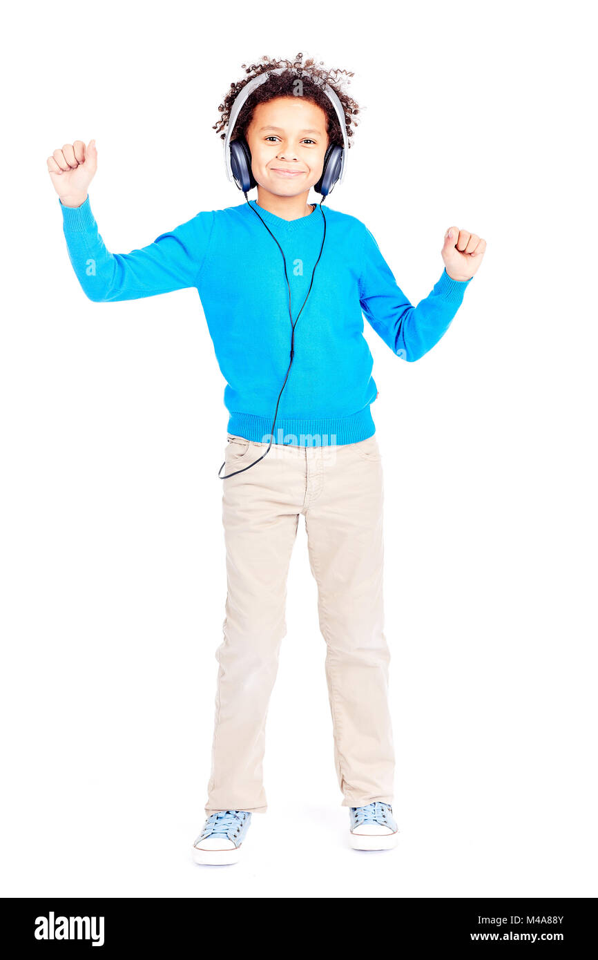 Little boy dancing Cut Out Stock Images & Pictures - Alamy
