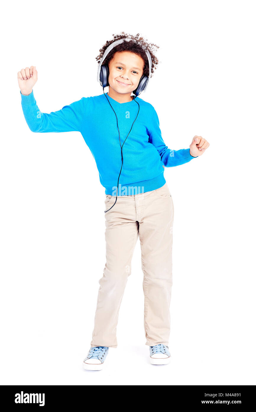 Little boy dancing Cut Out Stock Images & Pictures - Alamy