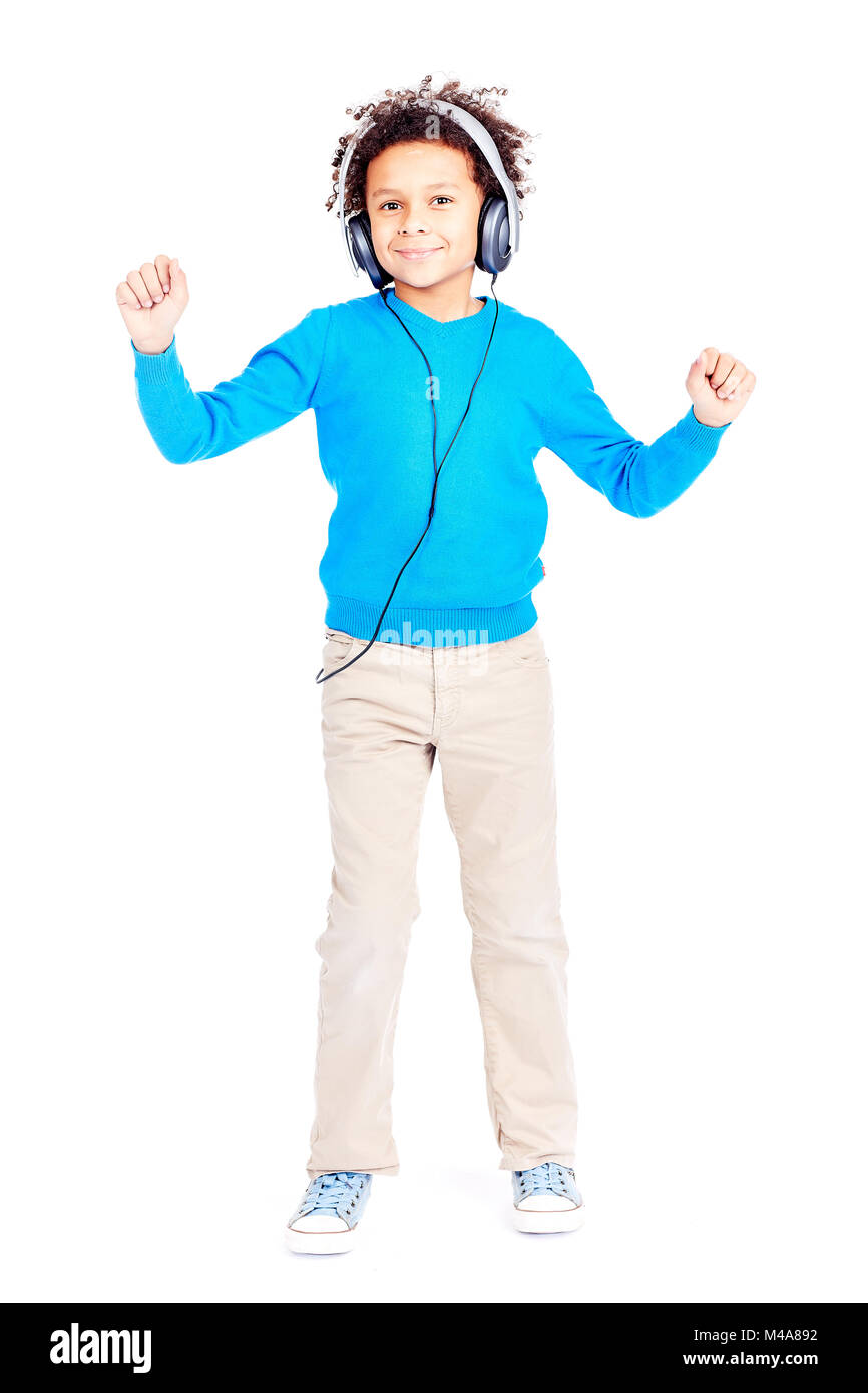 Little boy dancing Cut Out Stock Images & Pictures - Alamy
