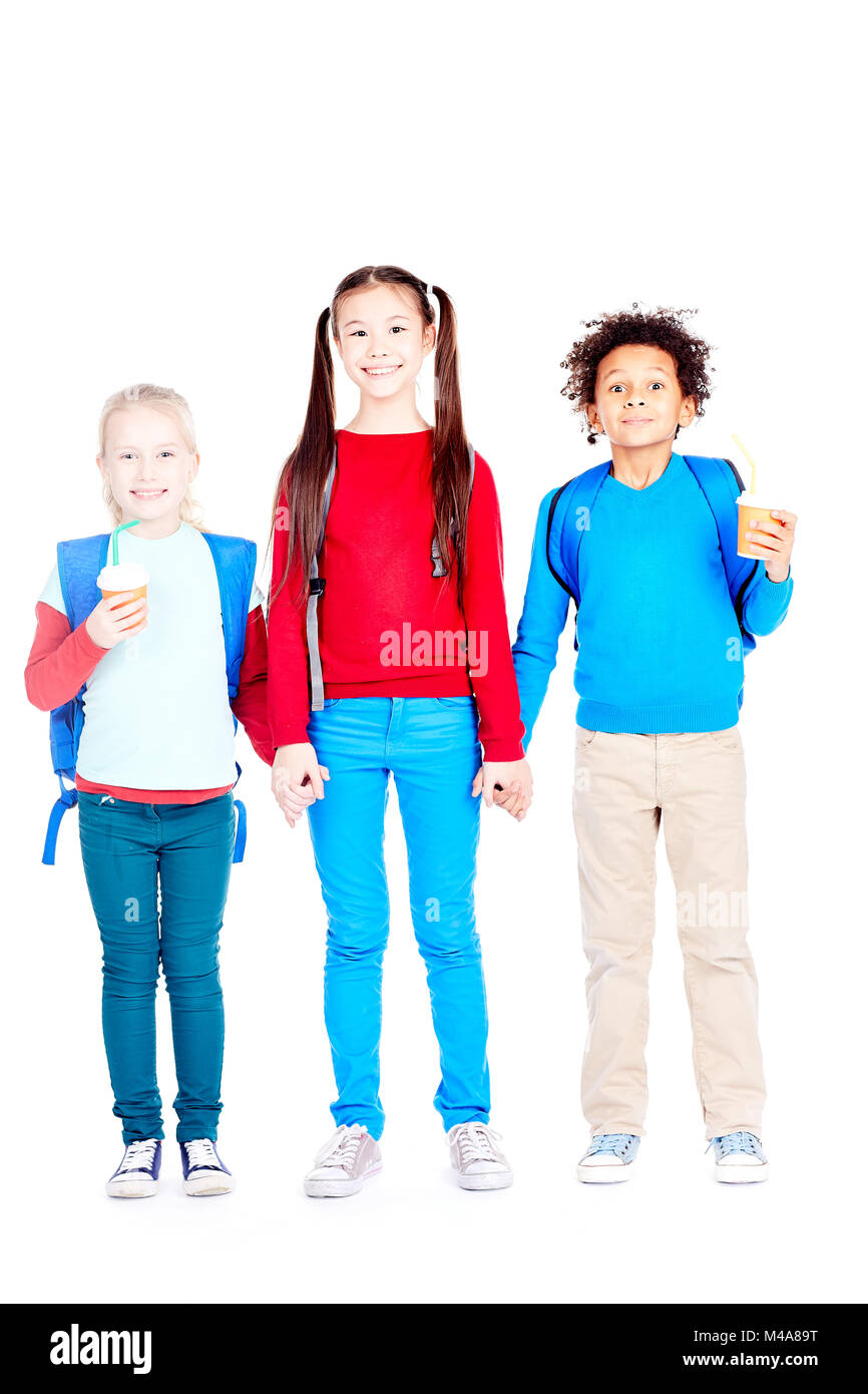 Smiling school child boy Cut Out Stock Images & Pictures - Alamy