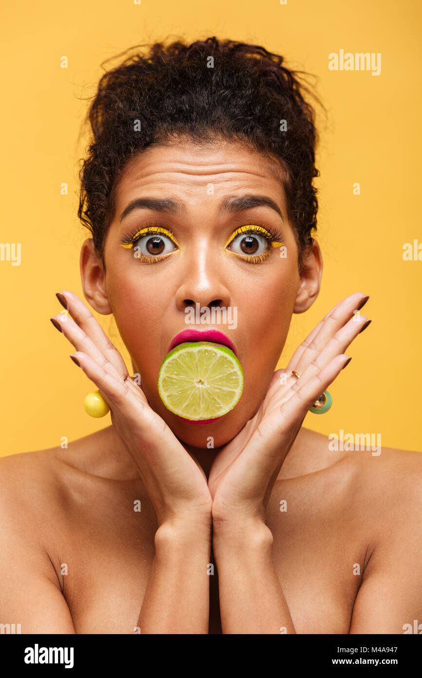 Bulging eyes woman hi-res stock photography and images - Alamy