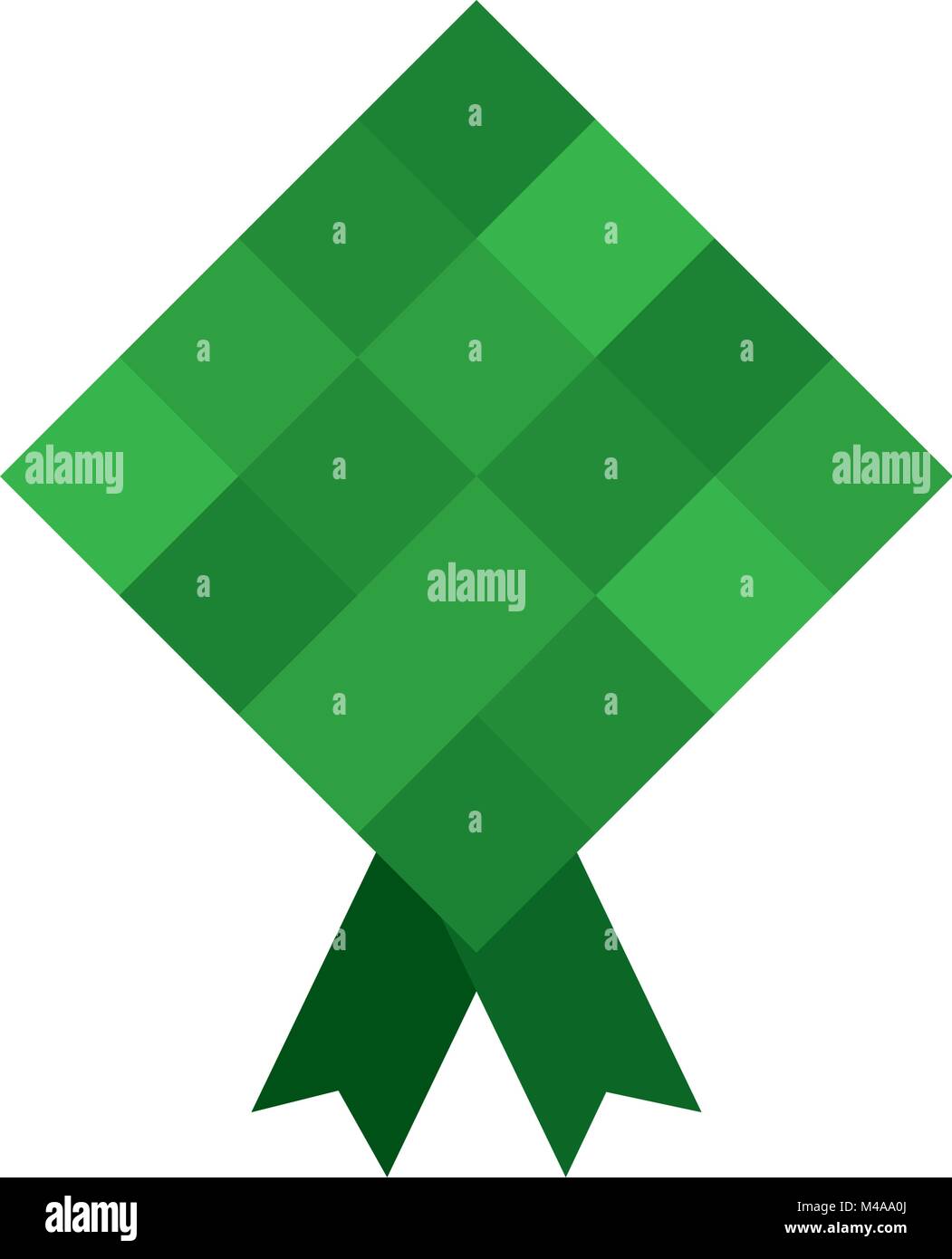 hanging rhombus frame with ribbon Stock Vector Image & Art - Alamy