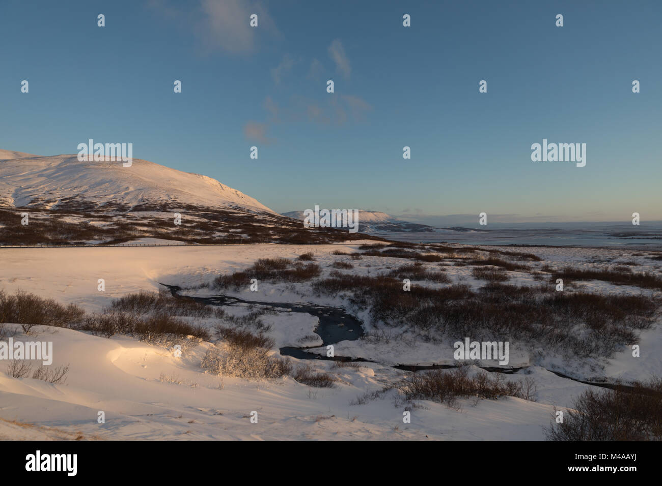 Icelandic frozen winter landscape hi-res stock photography and images ...